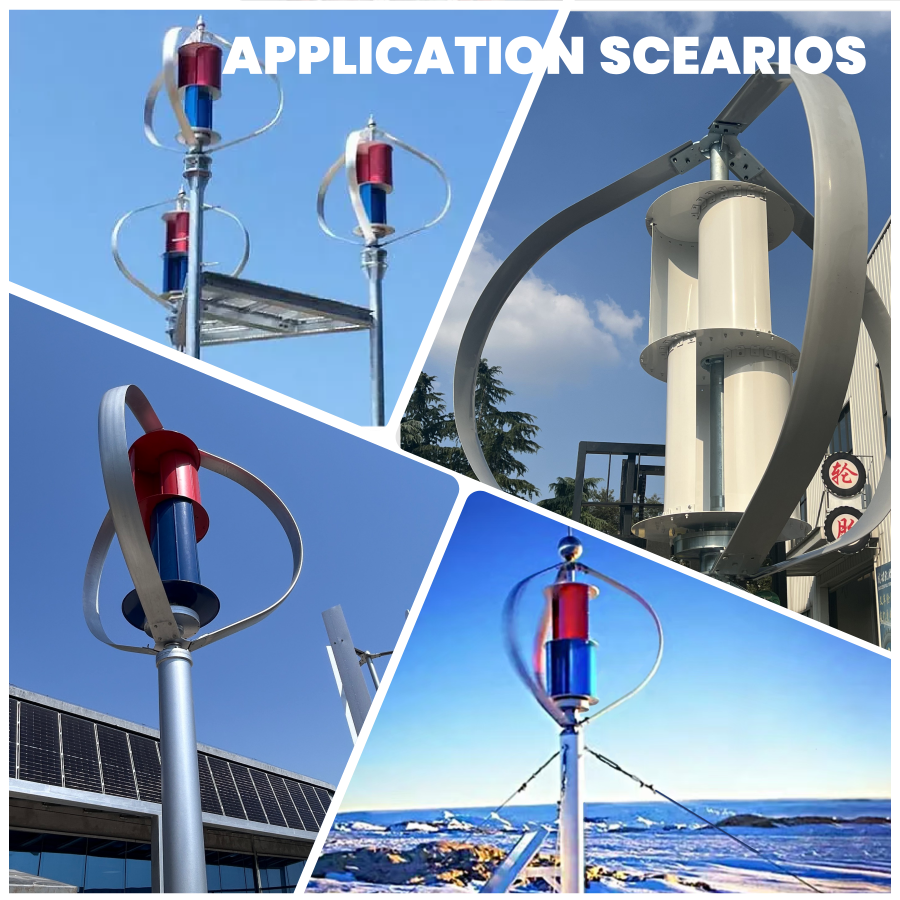 FLTXNY FQ Series Wind Turbines 400W 600W 1000W Vertical Axis Wind Turb ...